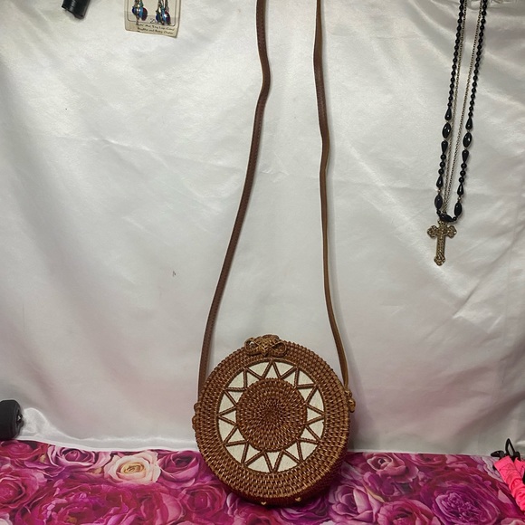Bags | Handwoven Rattan Purse | Poshmark